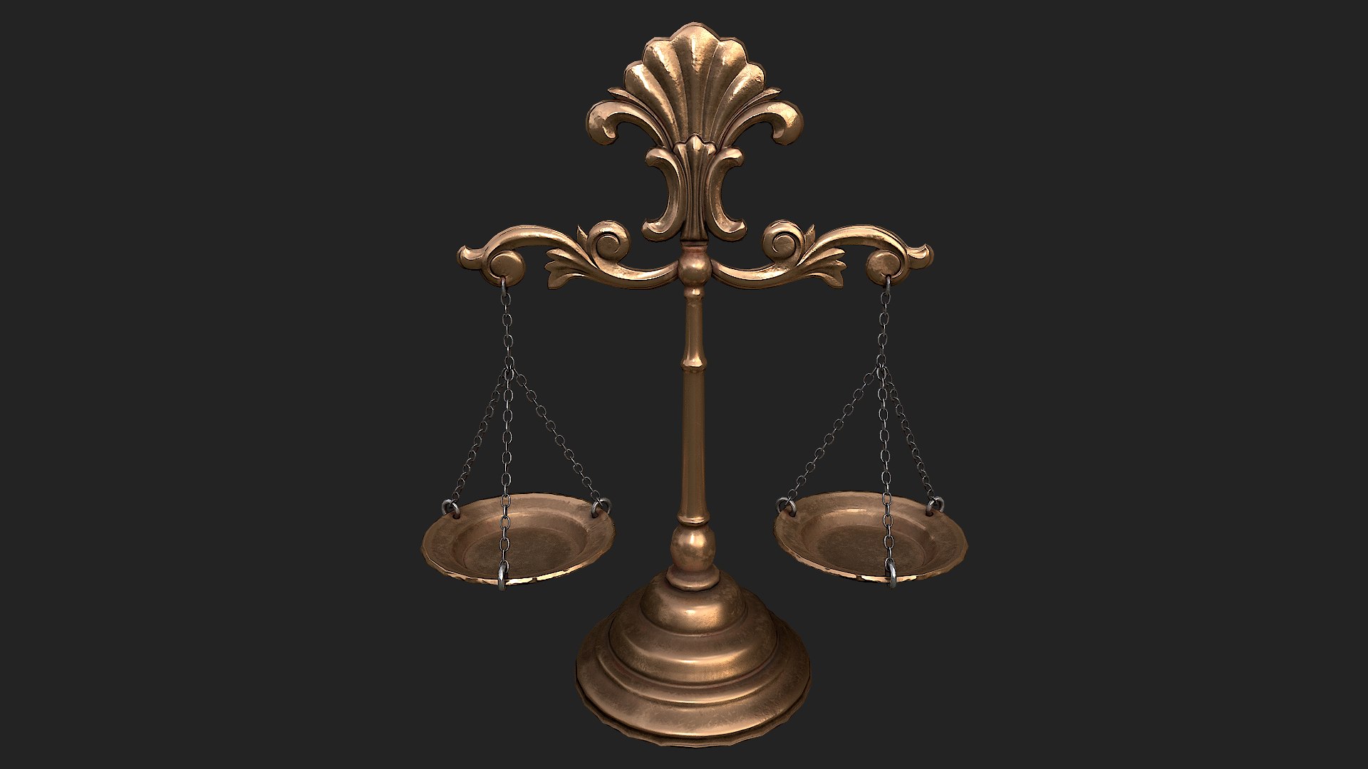 Balance Scales 3D Model - TurboSquid 1838357