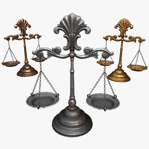 Balance Scale 3D Models for Download | TurboSquid