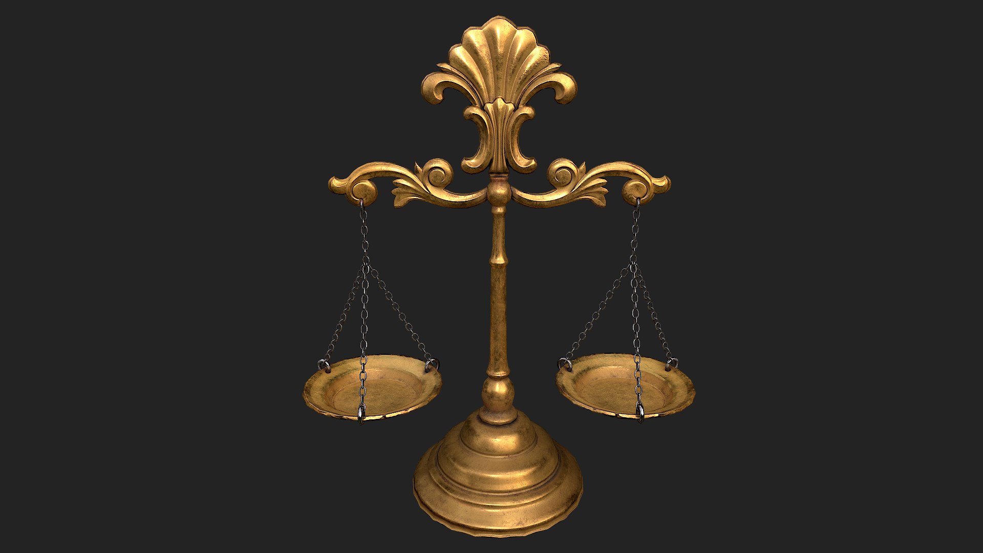 Balance Scales 3D Model - TurboSquid 1838357