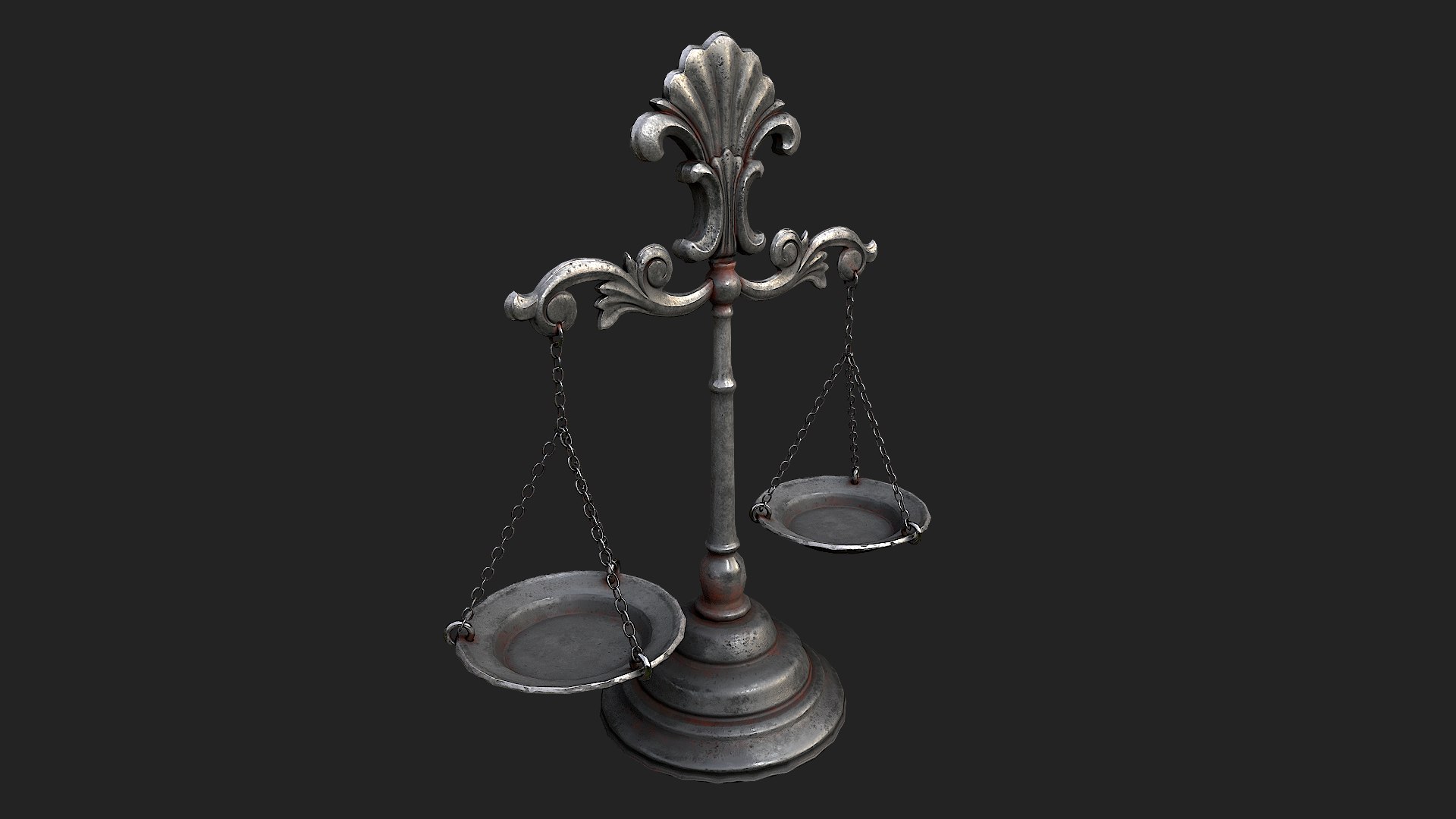 Balance Scales 3D Model - TurboSquid 1838357