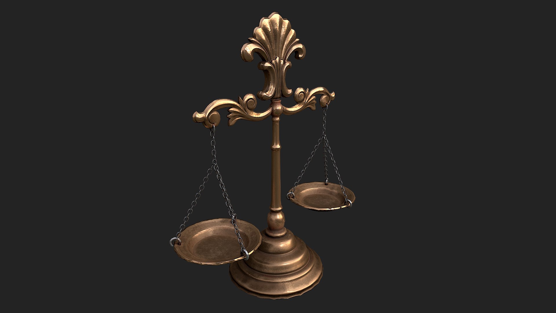 Balance Scales 3D Model - TurboSquid 1838357