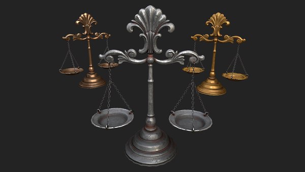 Balance Scales 3D model - TurboSquid 1838357