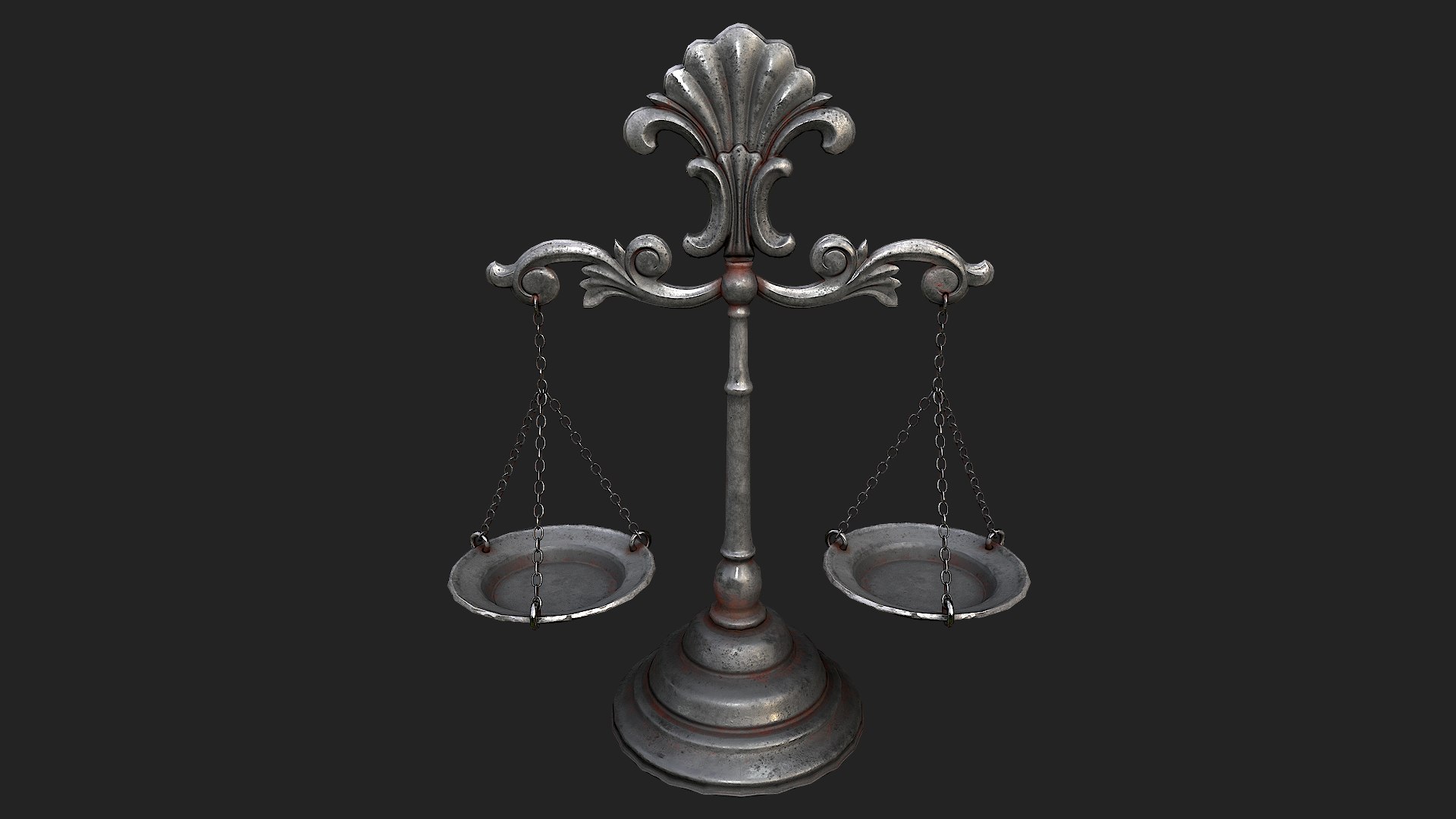Balance Scales 3D Model - TurboSquid 1838357