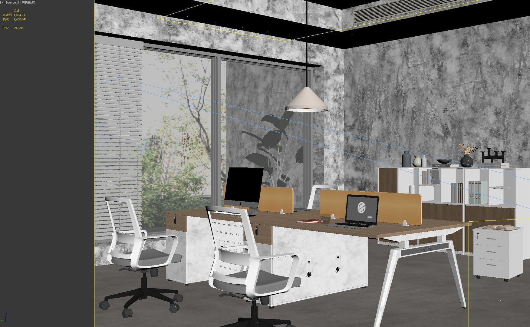 3D Model Interior Office Space 001 3D Model - TurboSquid 2218719