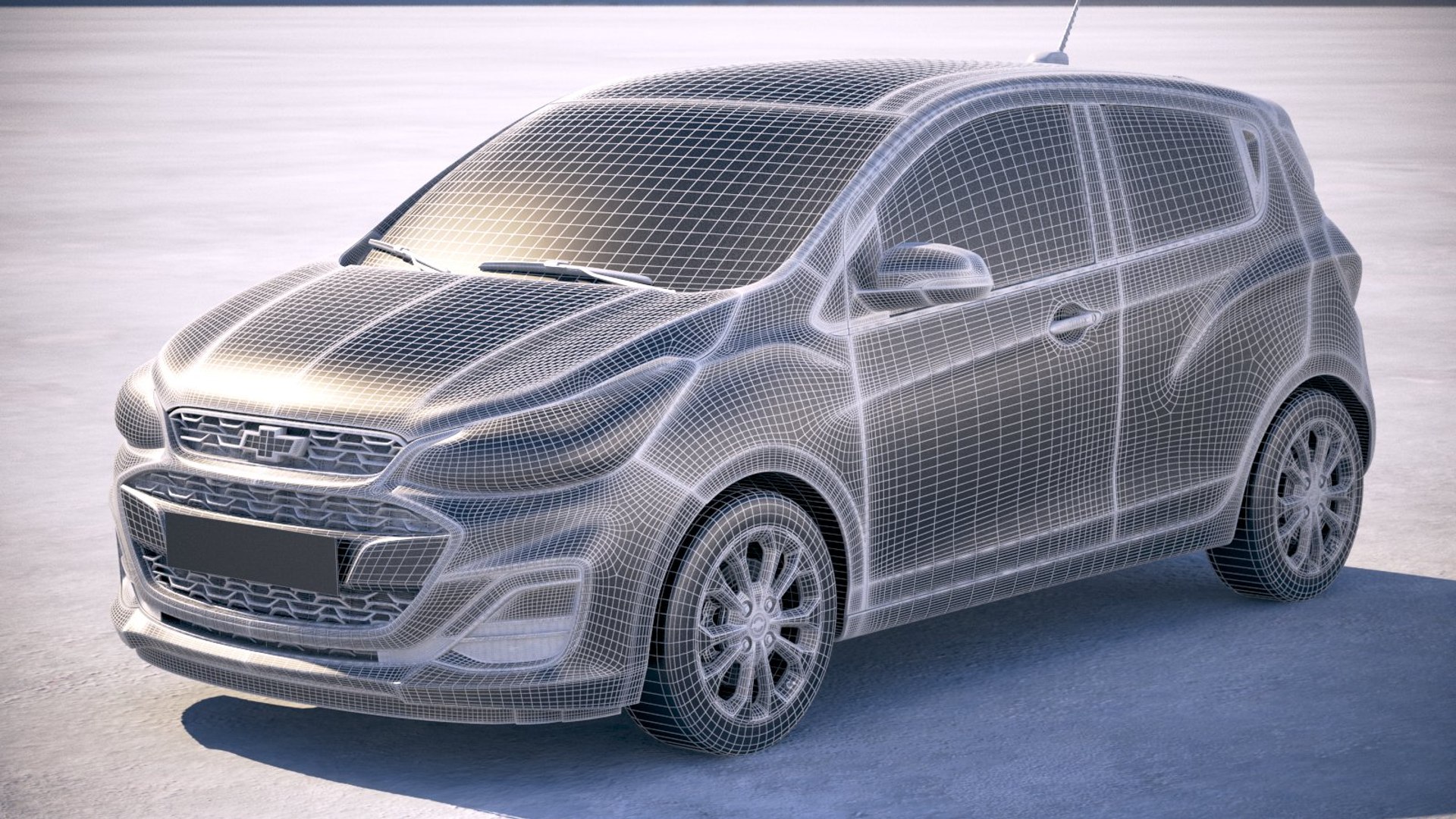 Chevrolet spark 2019 3D - TurboSquid 1325249