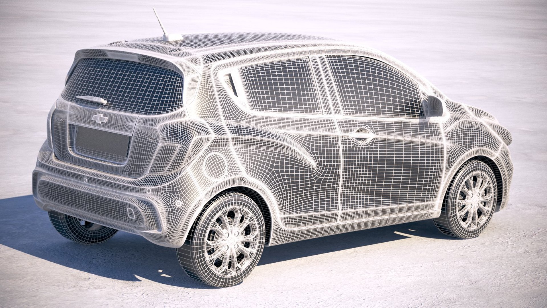 Chevrolet spark 2019 3D - TurboSquid 1325249