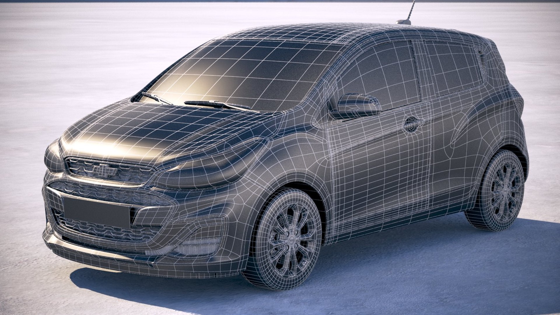 Chevrolet spark 2019 3D - TurboSquid 1325249