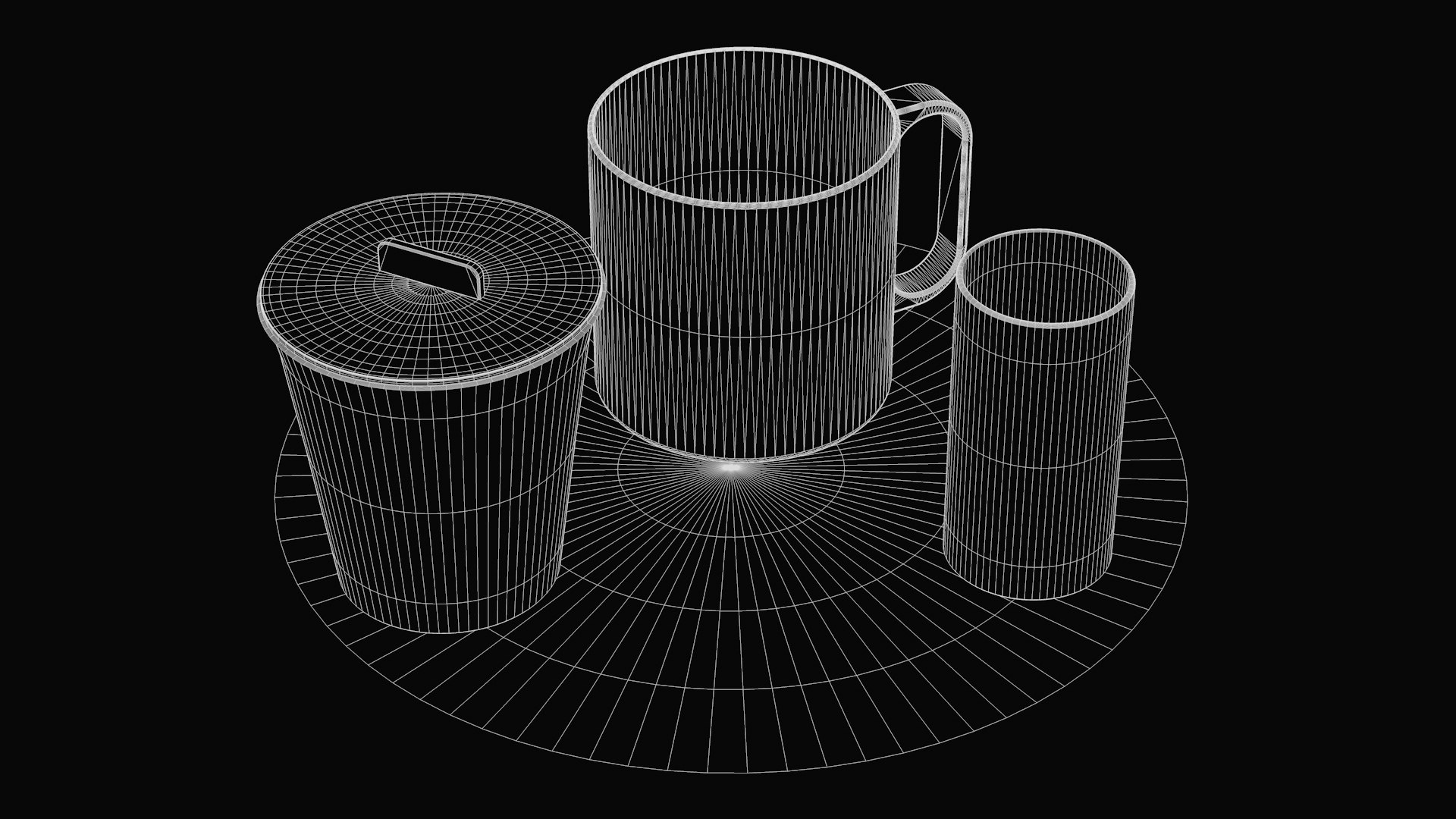 Mug And Shot Pot 3D Model - TurboSquid 2304008
