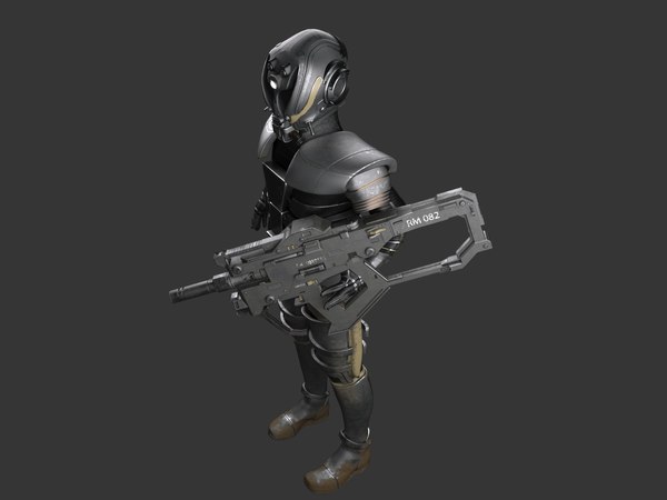 Robot armor 3D model - TurboSquid 1514403