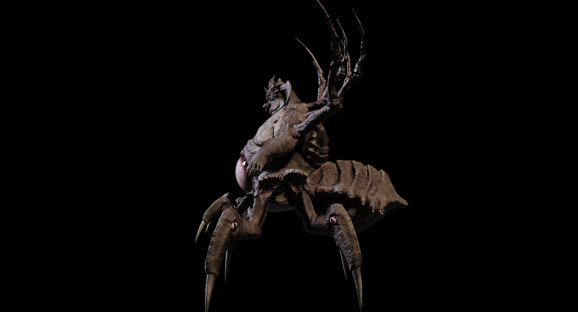Crawler Creature 3D - TurboSquid 1298327
