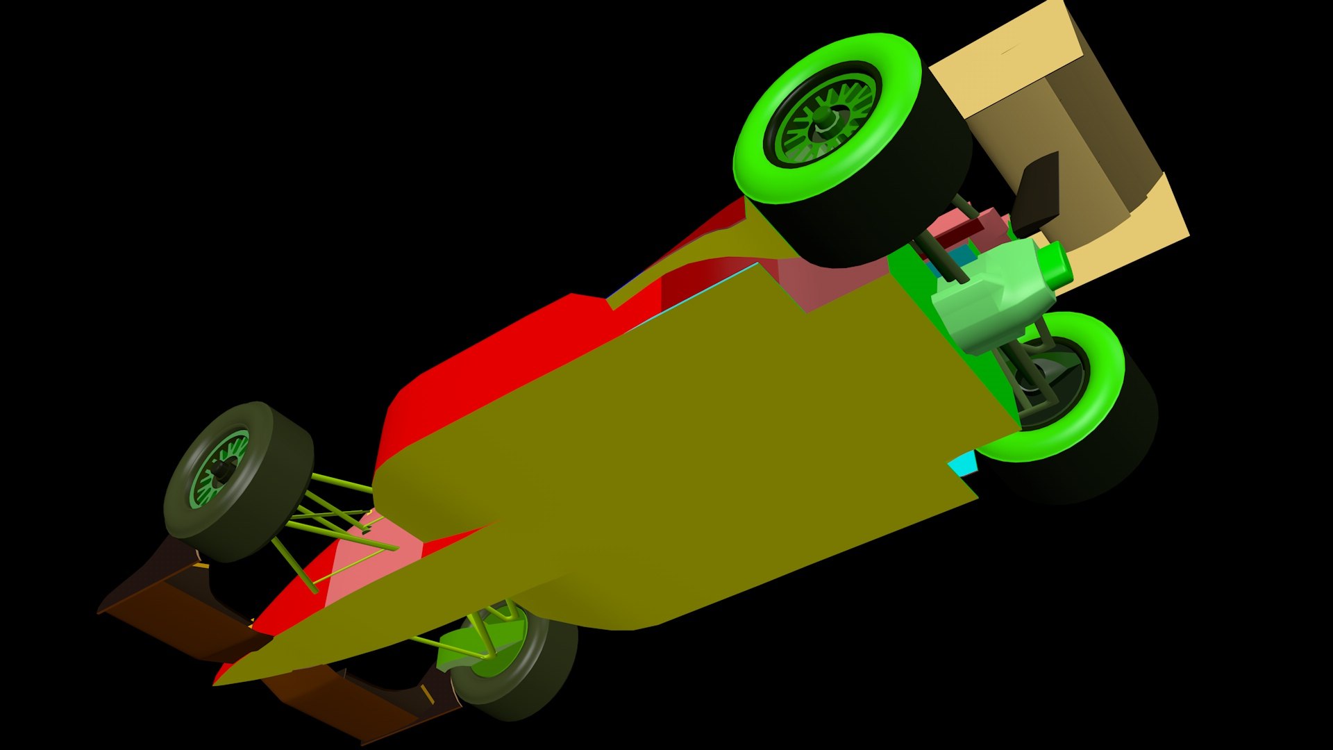 3D Indy Racing Car - TurboSquid 2087271