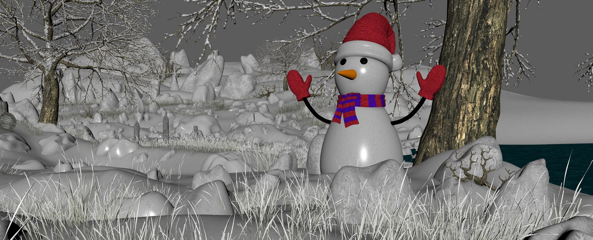 Winter 3D model - TurboSquid 1357213