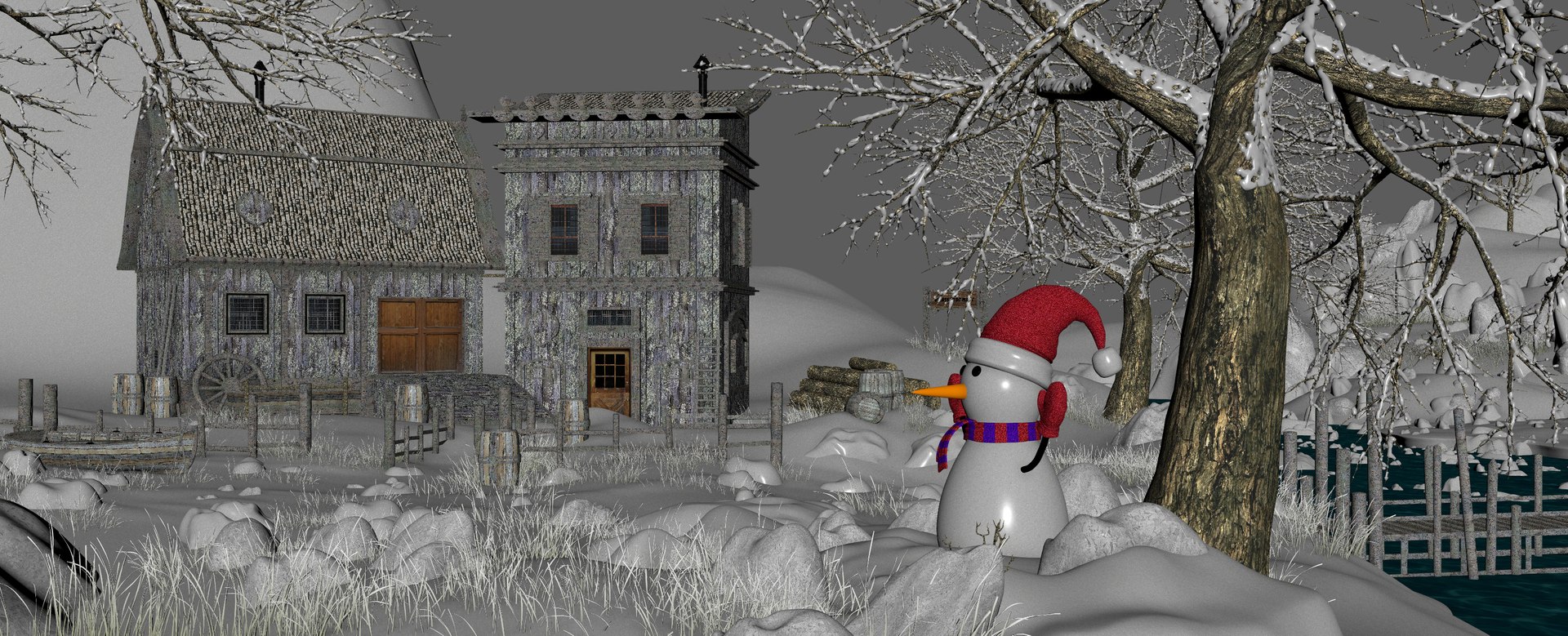 Winter 3D Model - TurboSquid 1357213