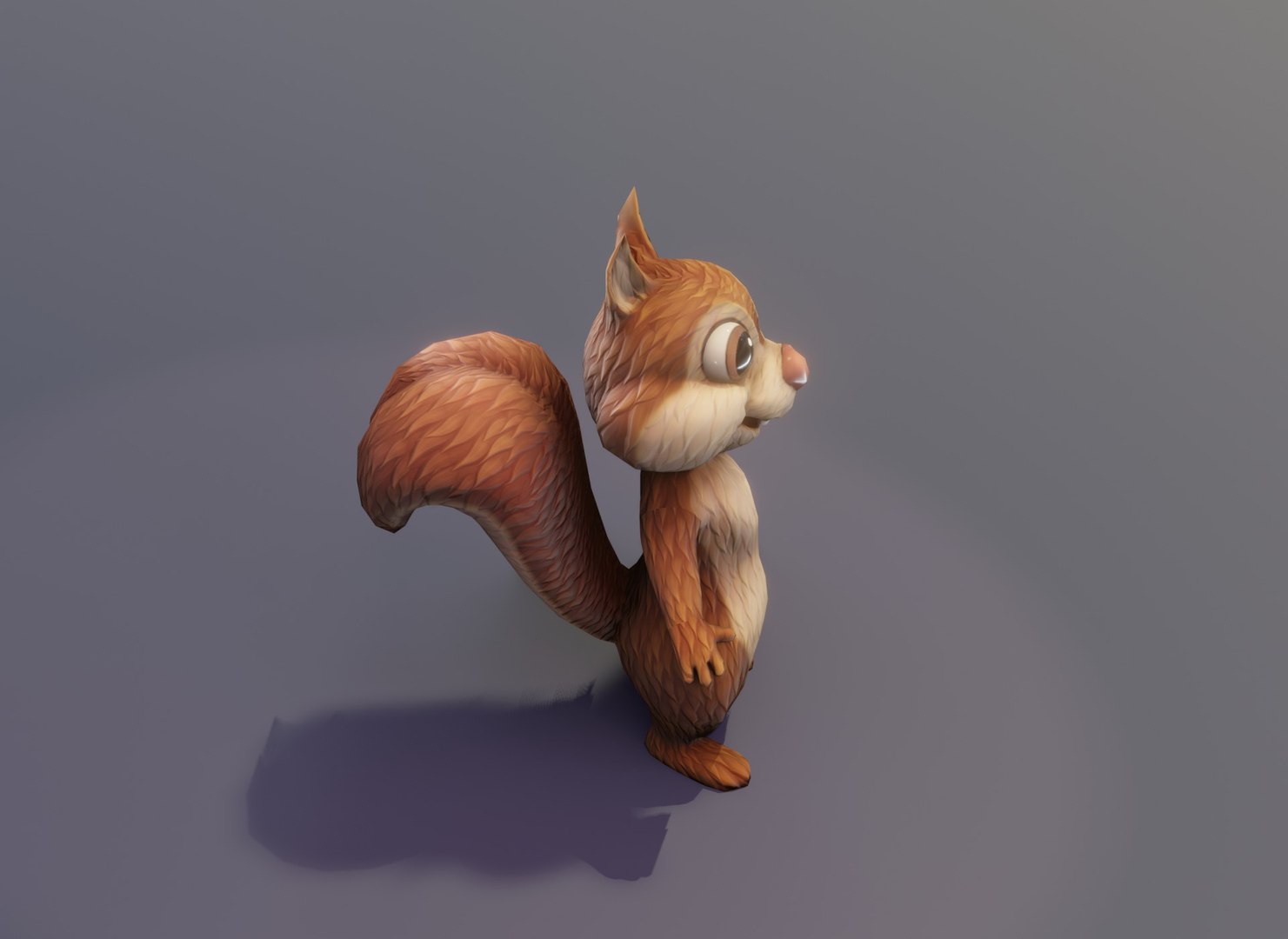 3D Cartoon Animated Squirrel 30 Animations 3D Model - TurboSquid 2022864