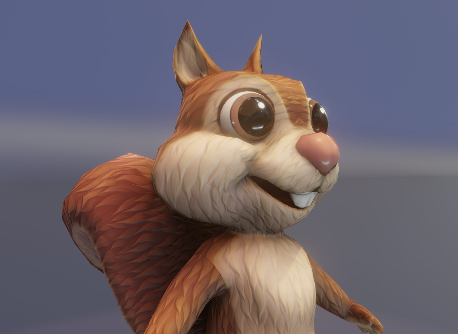 3D Cartoon Animated Squirrel 30 Animations 3D Model - TurboSquid 2022864
