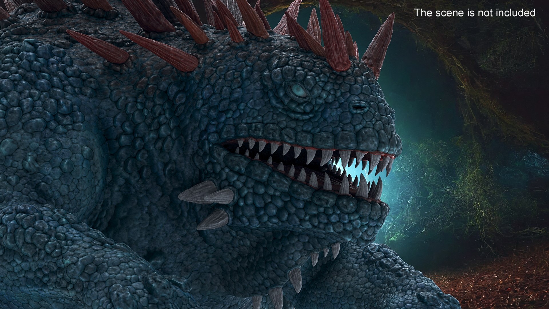 3D The Fantasy Creature Basilisk Rigged For Cinema 4D - TurboSquid 2259971