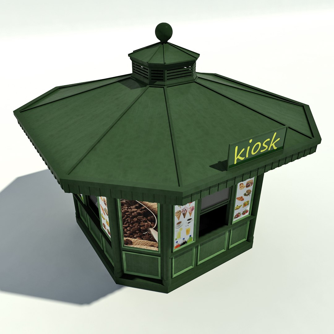 3d Kiosk Model