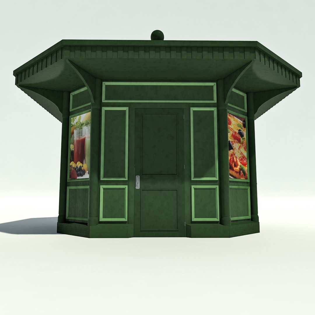 3d Kiosk Model