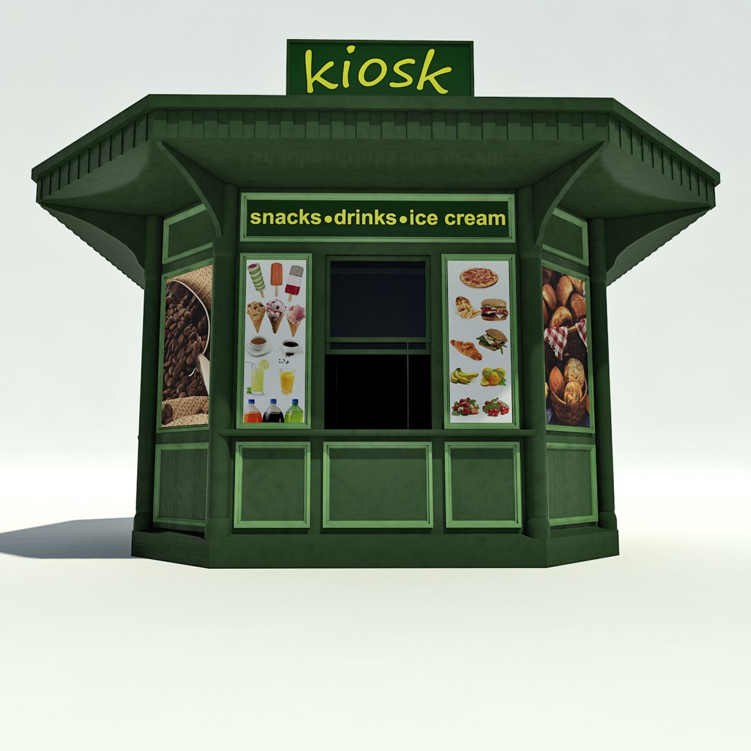 3d Kiosk Model
