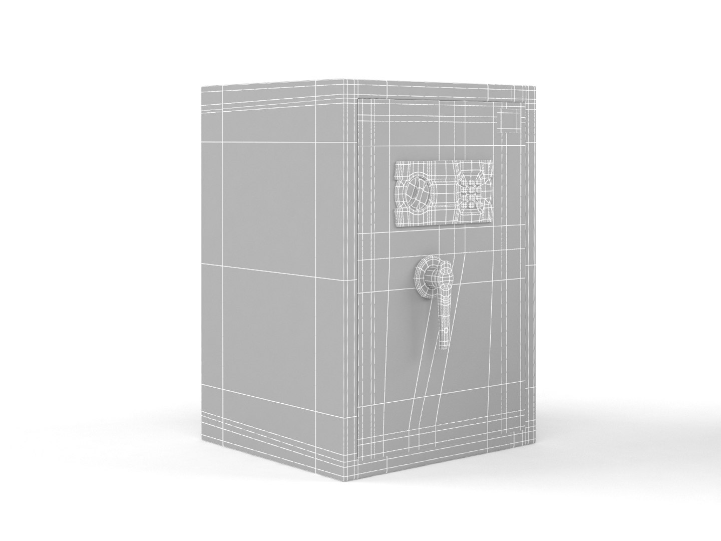 3D Electronic Digital Safe Model - TurboSquid 1631216