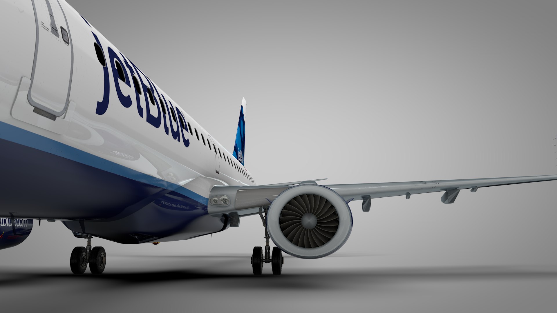 3D Jetblue Embraer190 L628 Model - TurboSquid 1525920