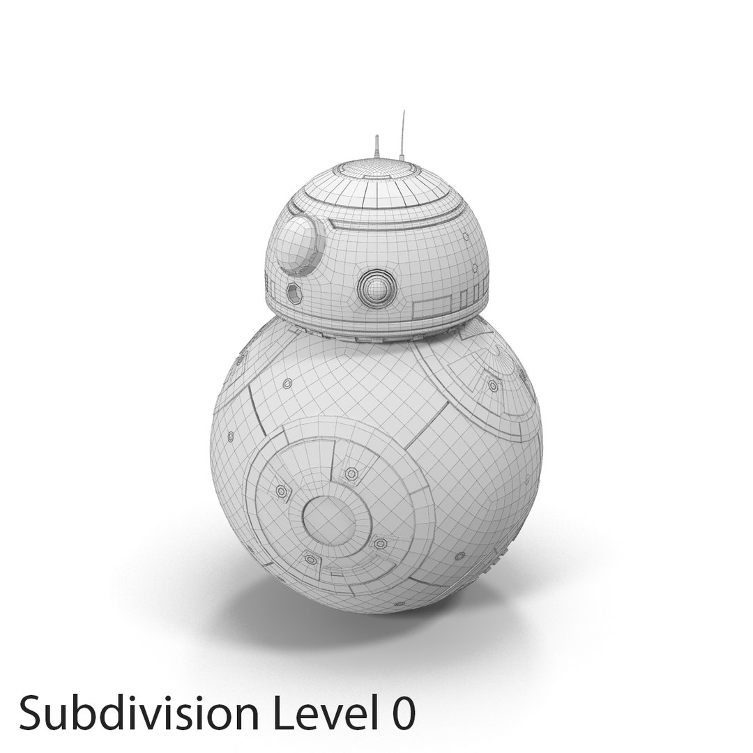 Max Bb-8 Modeled