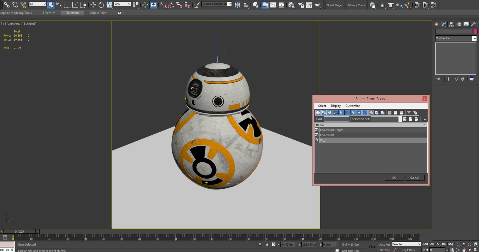 Max Bb-8 Modeled