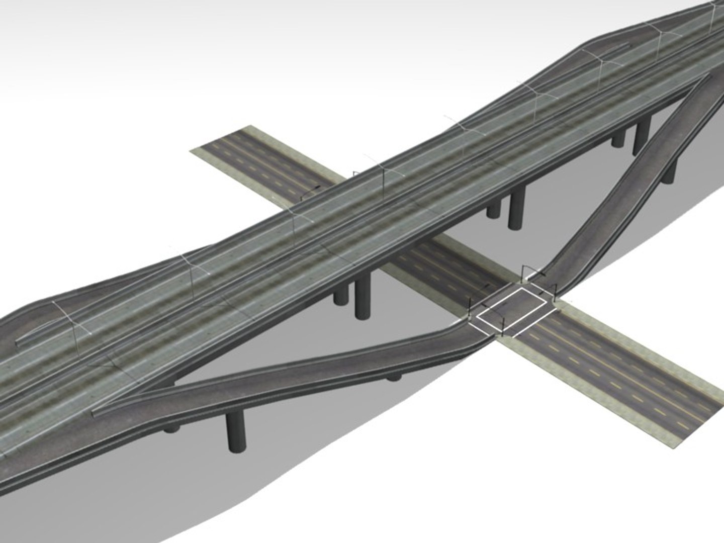 Highway Ramp 3d 3ds