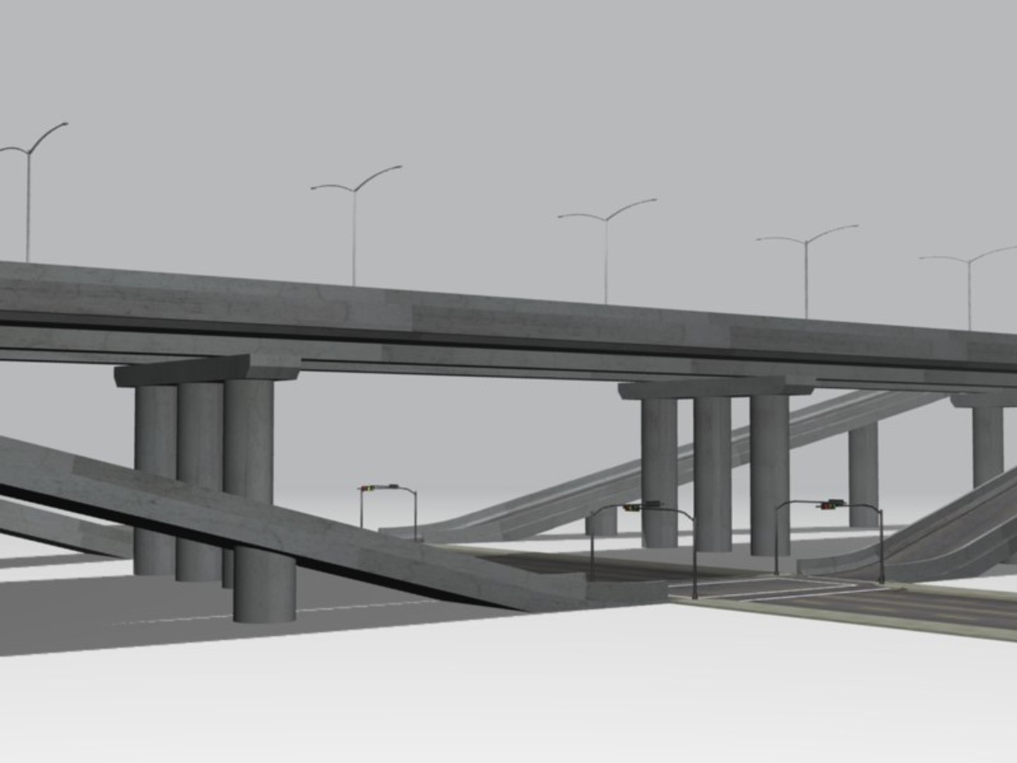 Highway Ramp 3d 3ds