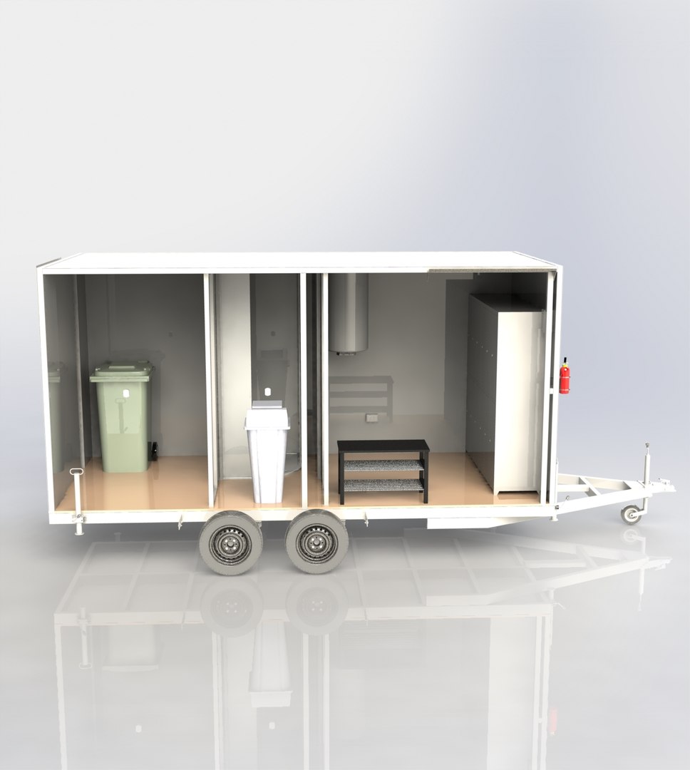 Trailer 3D model - TurboSquid 1540207