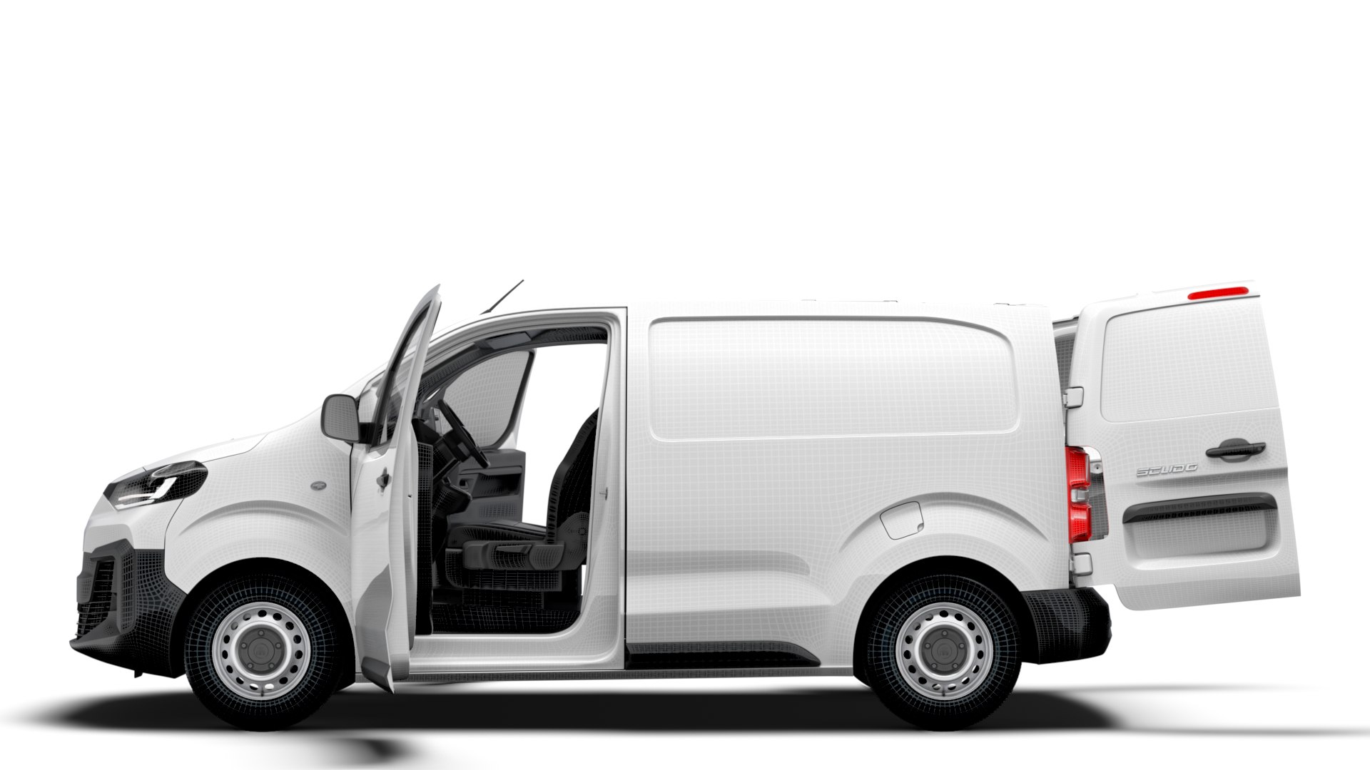 3D Fiat Scudo Van L1 HQ Interior 2025 - TurboSquid 2301598