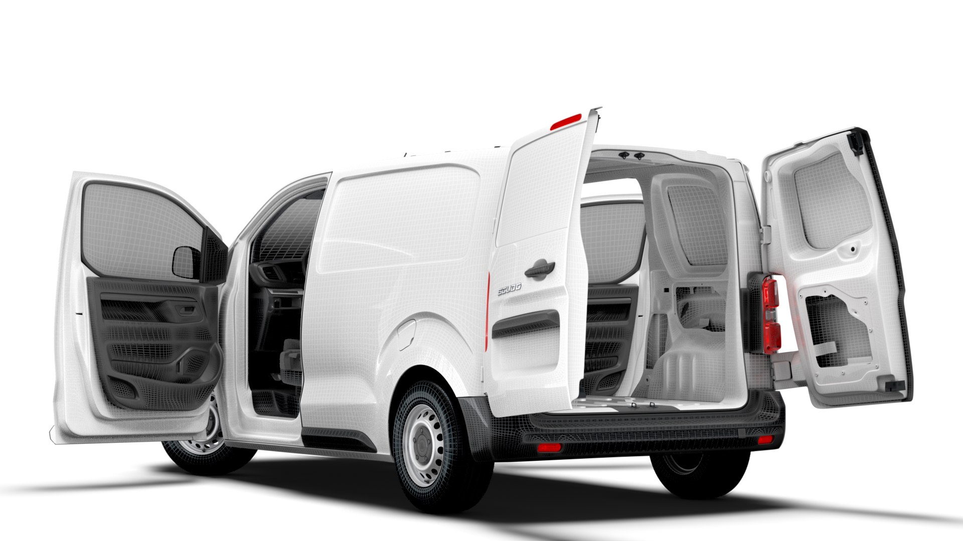 3D Fiat Scudo Van L1 HQ Interior 2025 - TurboSquid 2301598