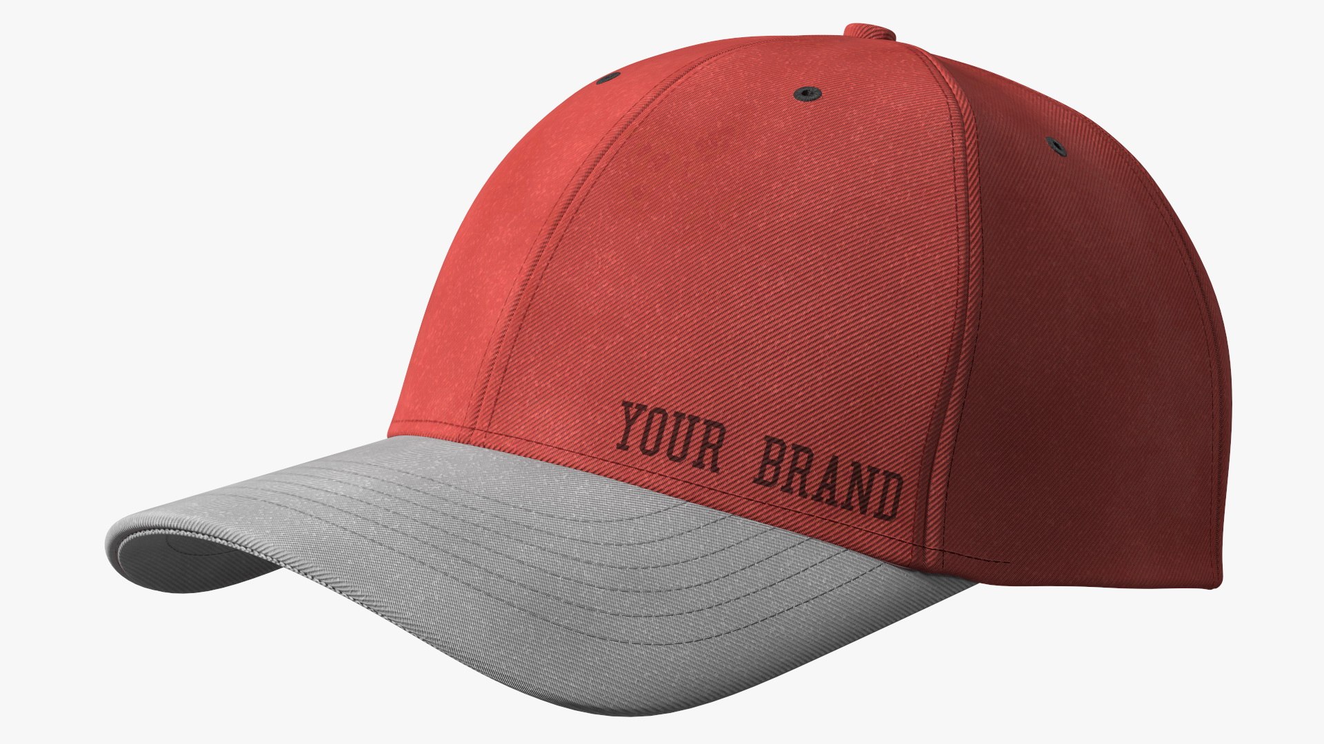 Cap Your Brand Red 3D model - TurboSquid 1908105