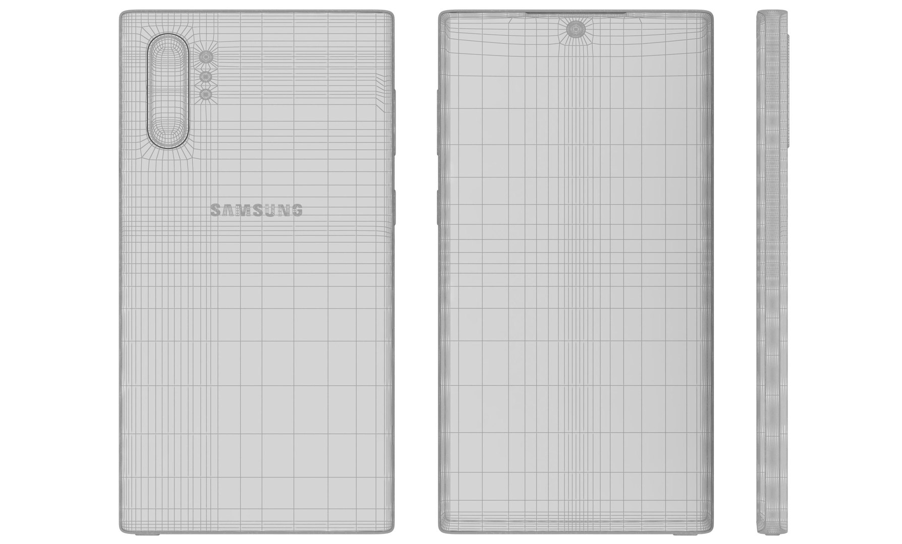 3D samsung galaxy note 10 model - TurboSquid 1437846