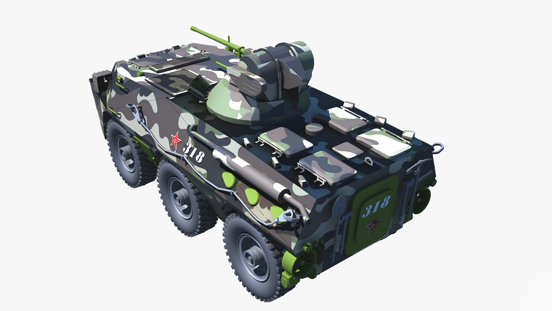 3D 3D ZSL 92 IFV - TurboSquid 2008514