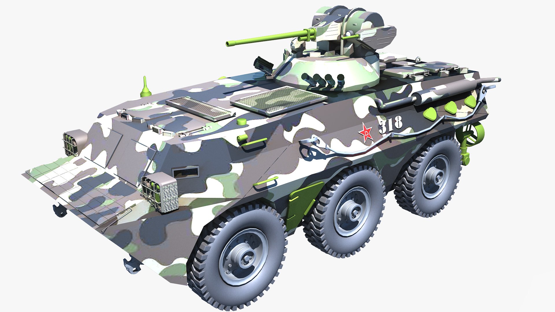 3D 3D ZSL 92 IFV - TurboSquid 2008514