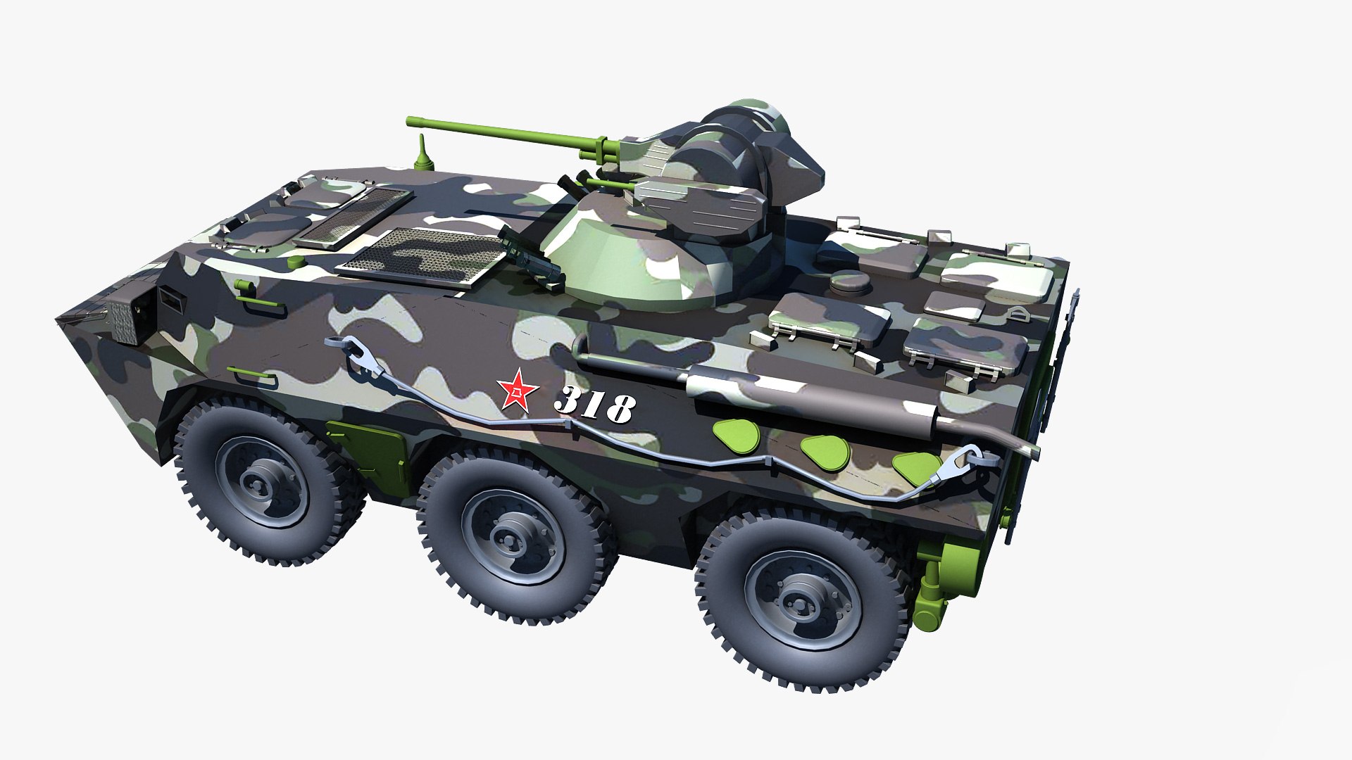 3D 3D ZSL 92 IFV - TurboSquid 2008514