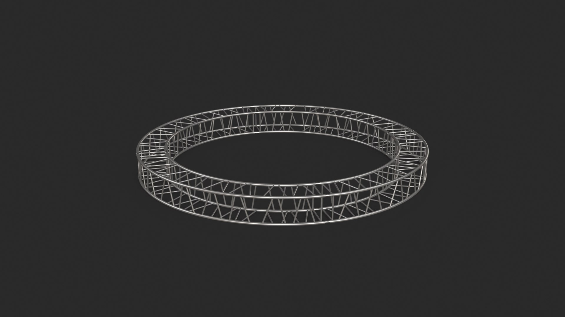 3D Square Circular Truss - TurboSquid 1219899
