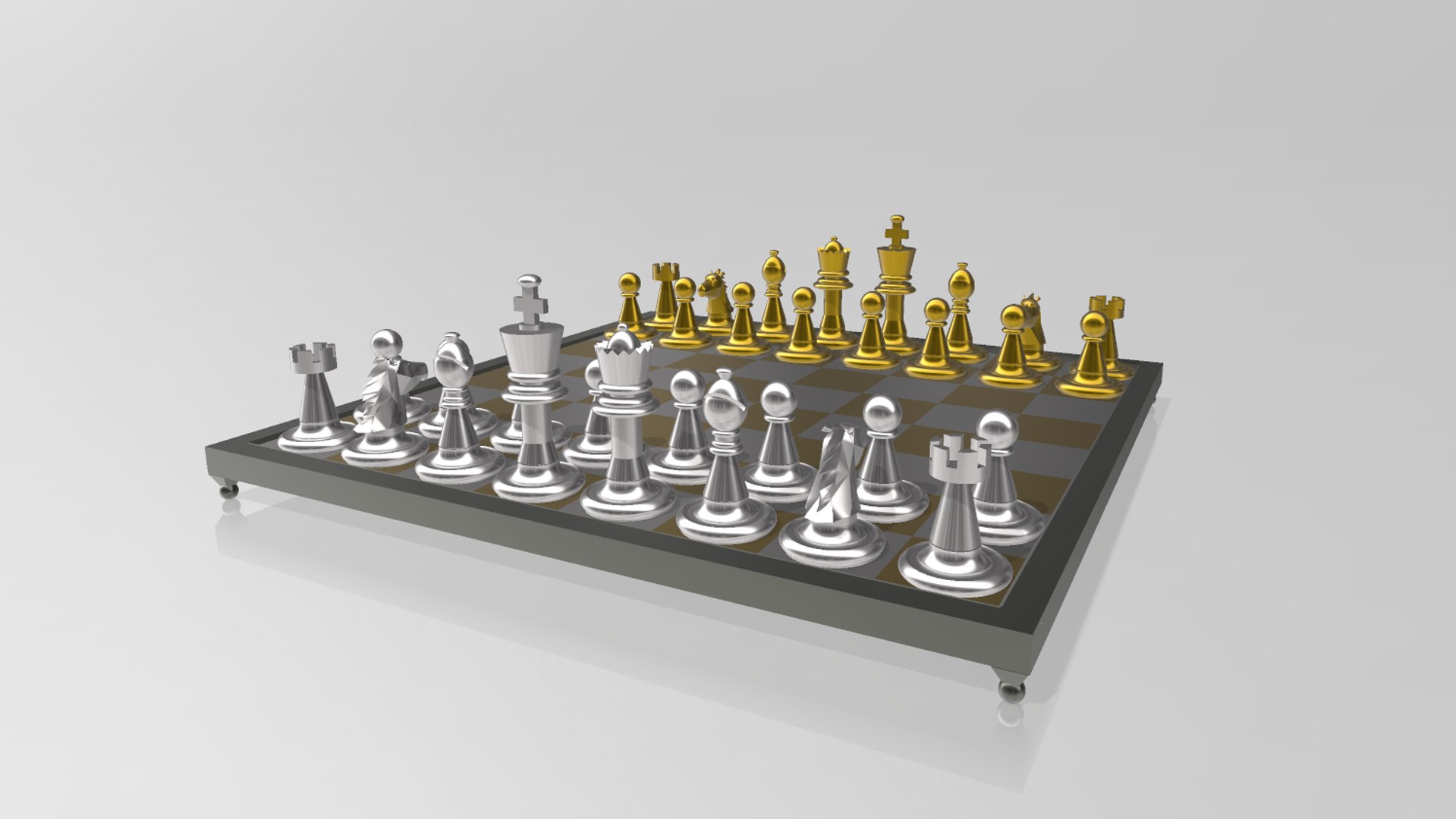 3D Chess Set model - TurboSquid 1833733