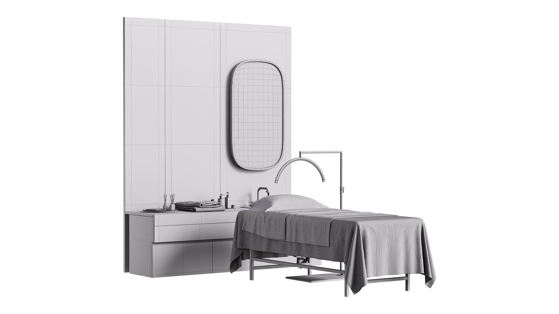 3D Modern Spa And Accessories 04 Model - TurboSquid 2295477