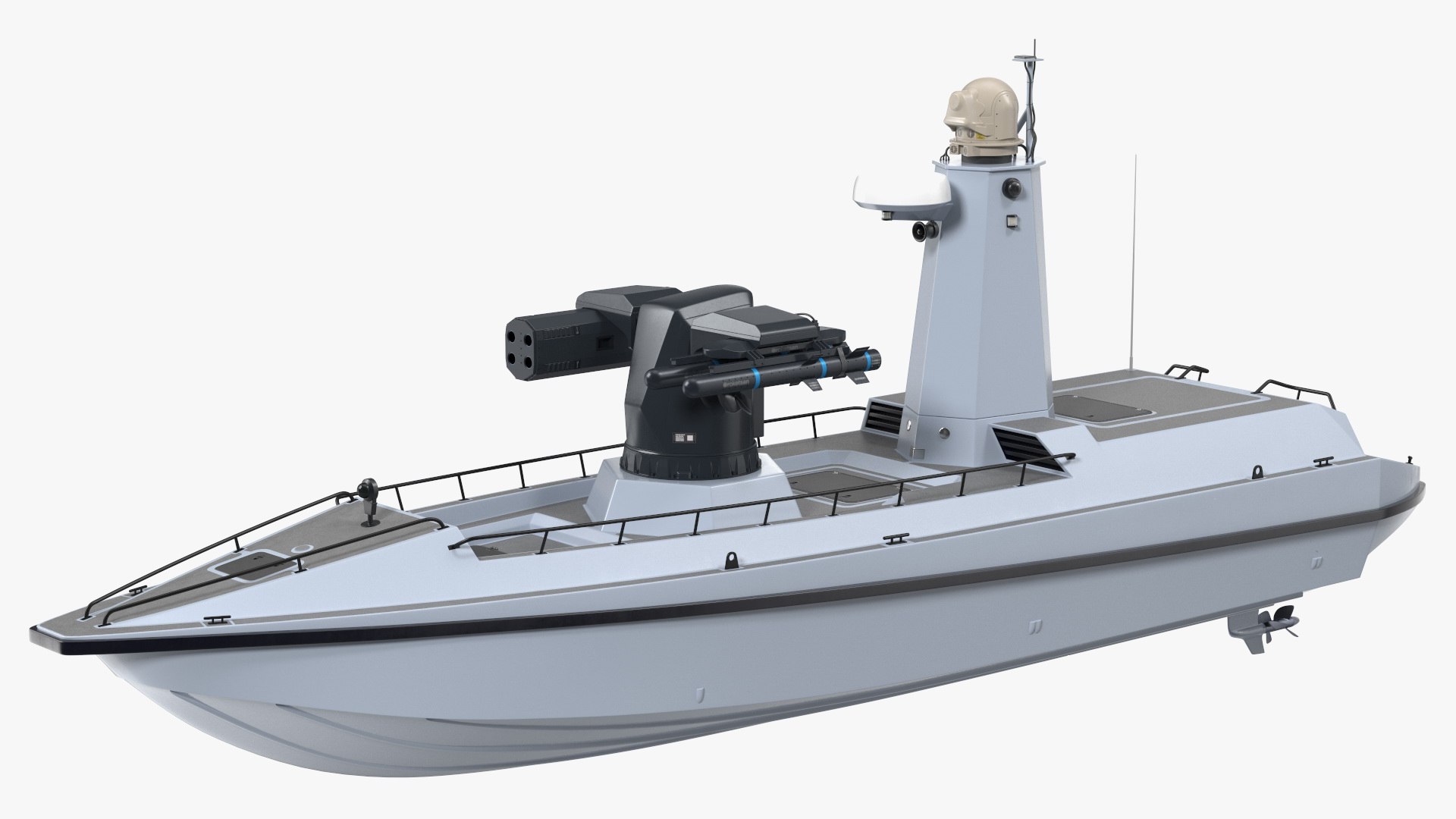 3D Unmanned Patrol Boat - TurboSquid 2194039