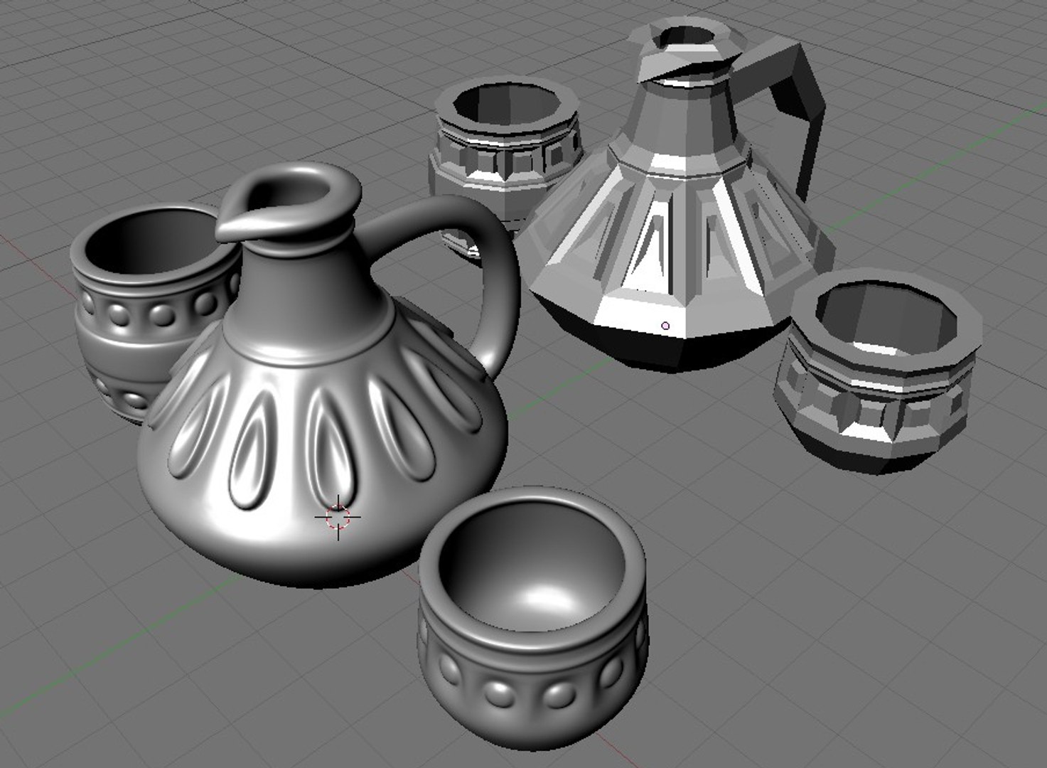 Maya Jug Drinking Glasses