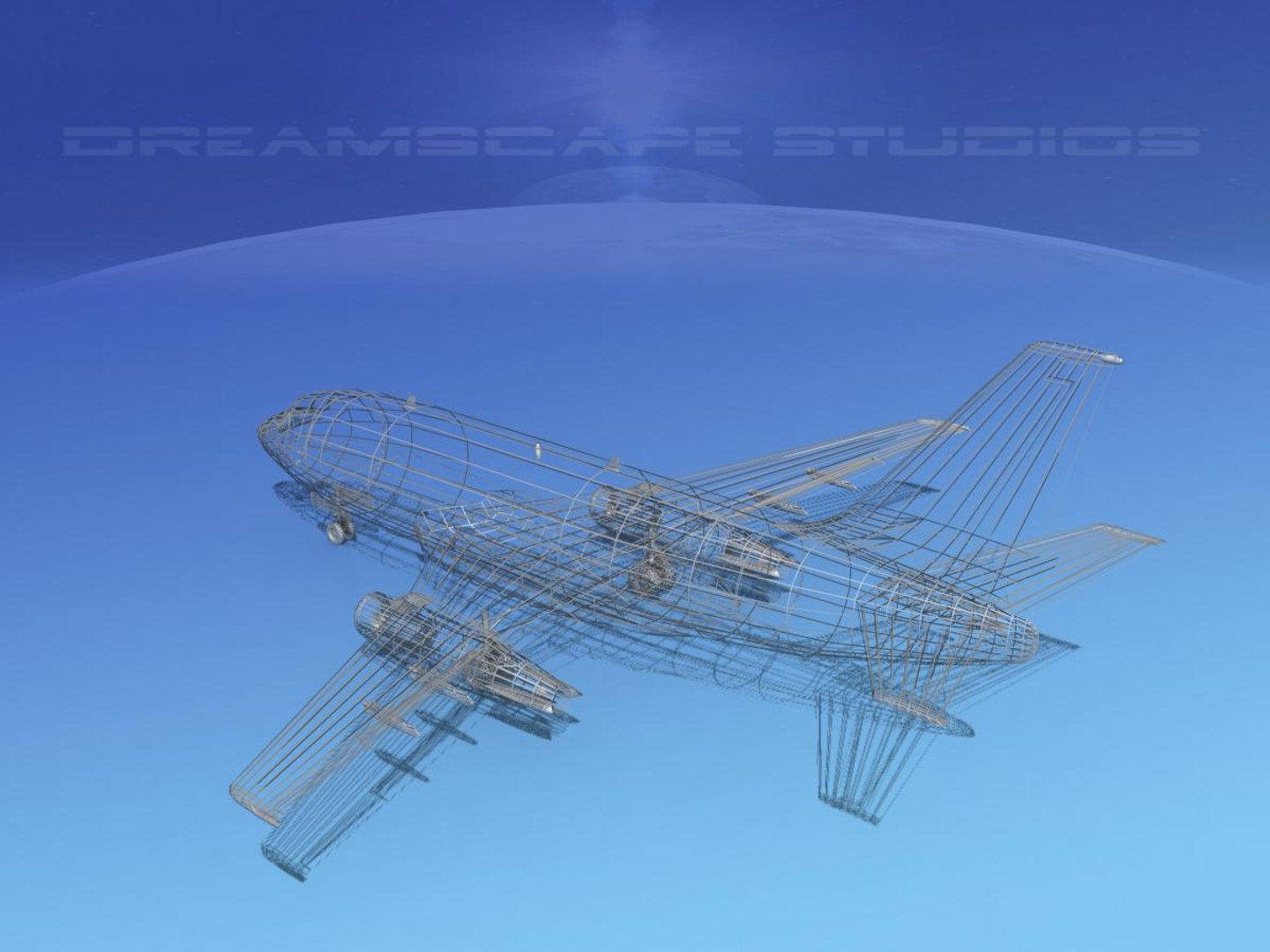 3d boeing 737 737-100