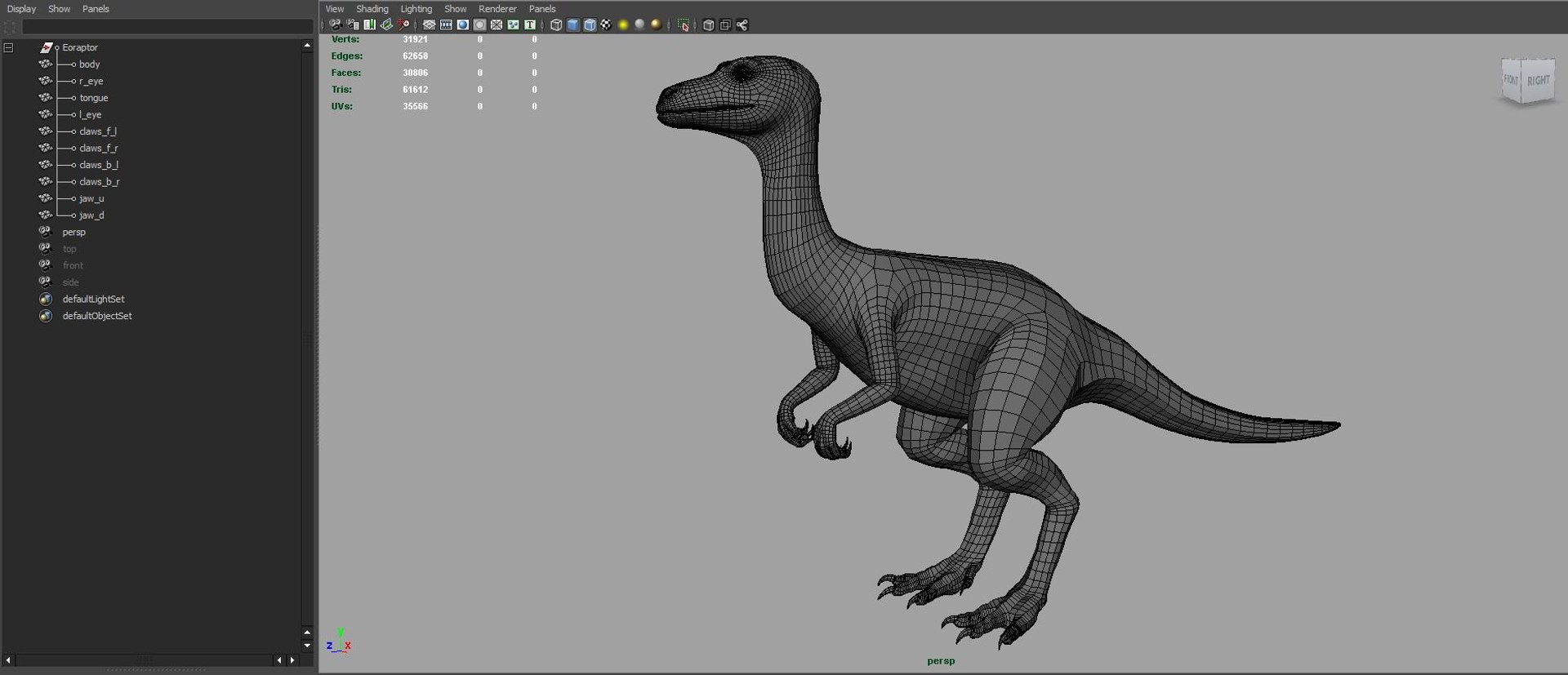 3D Model Eoraptor - TurboSquid 1227664