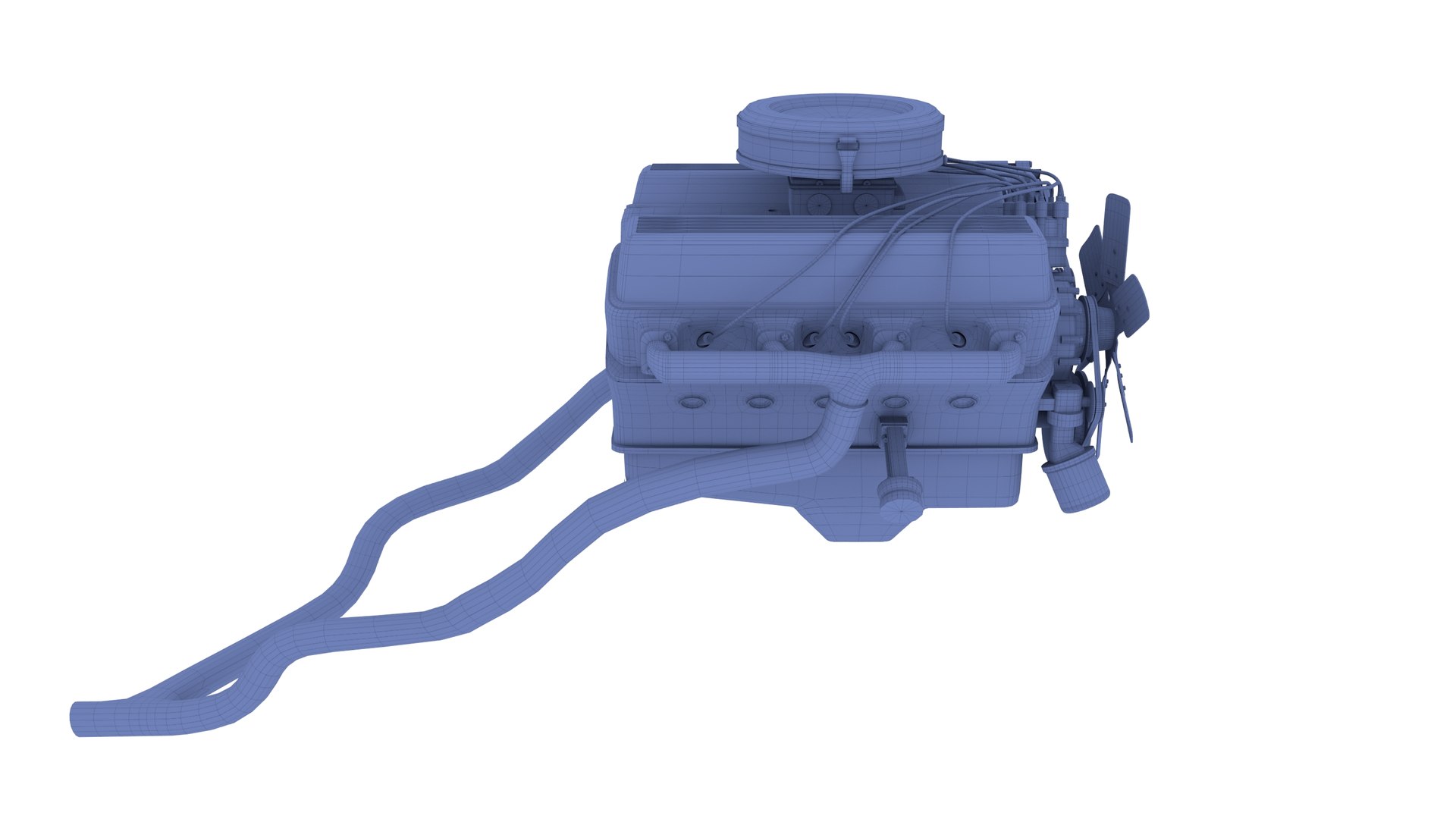 V8 Engine 3D Model - TurboSquid 1502809