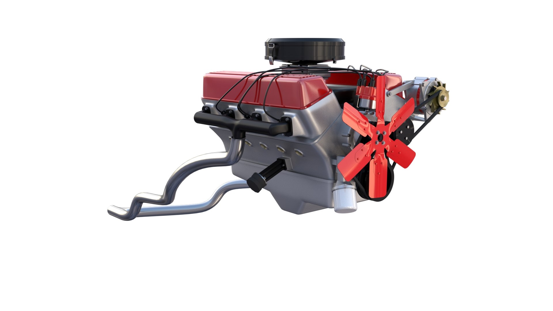 V8 Engine 3D Model - TurboSquid 1502809