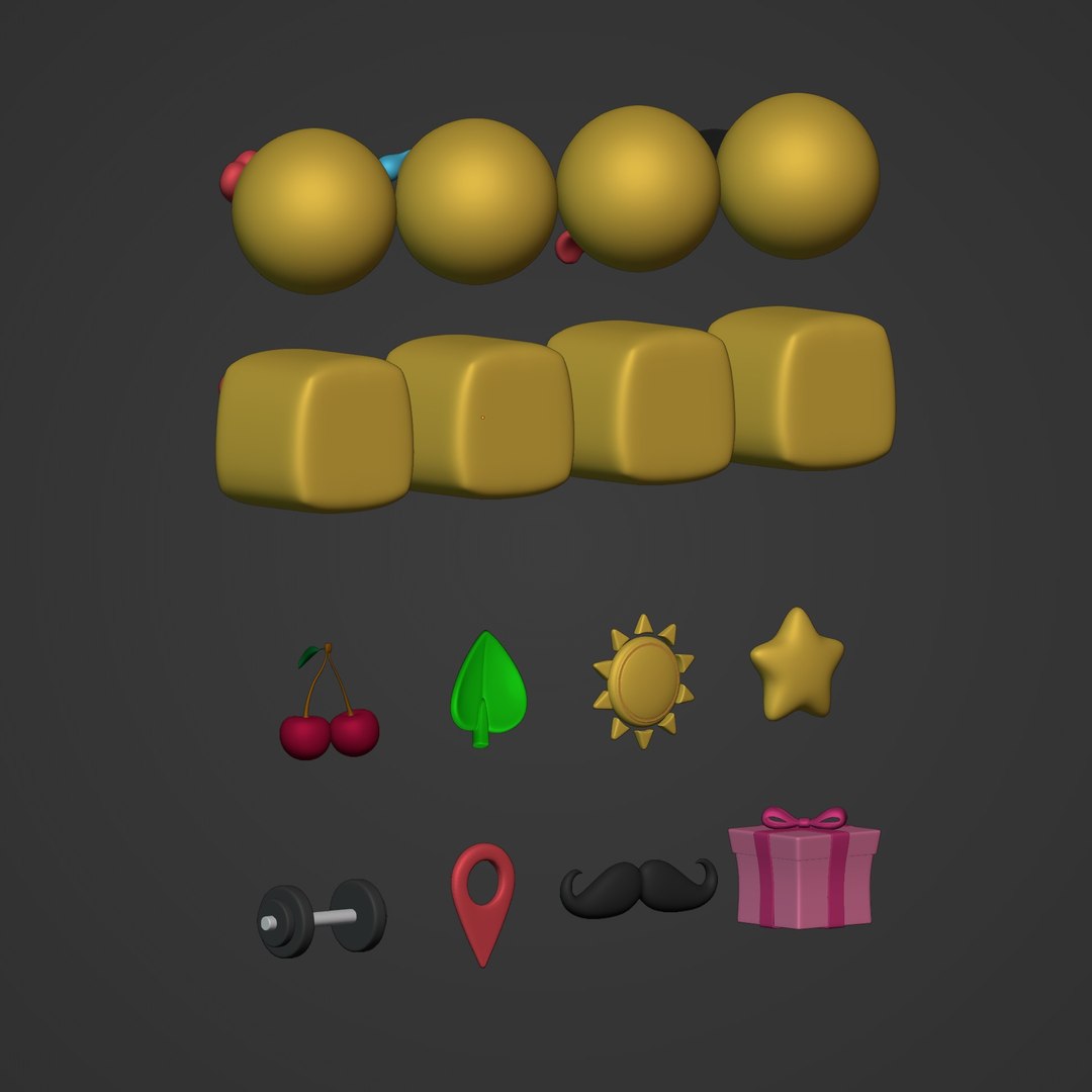 3D Smileys And Icons Pack - TurboSquid 1849359