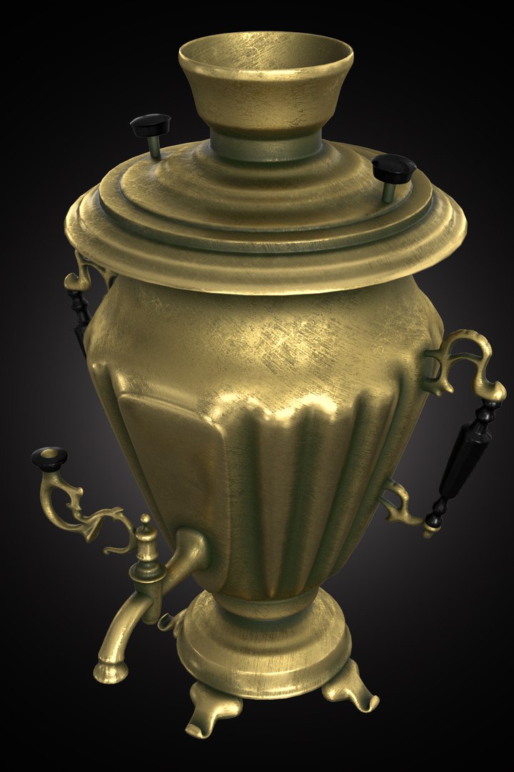 Samovar Metal Container 3d Max