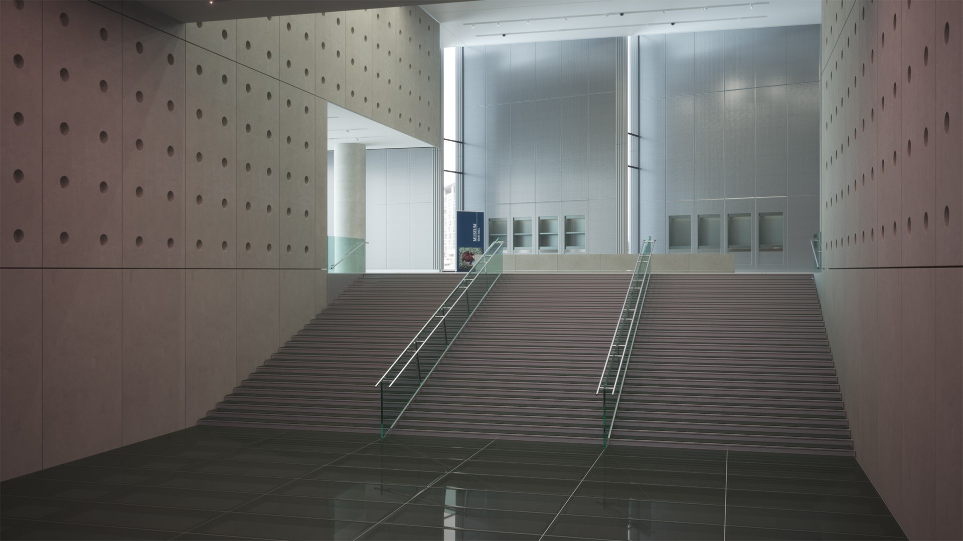 Modern Museum 3D Model - TurboSquid 2161922