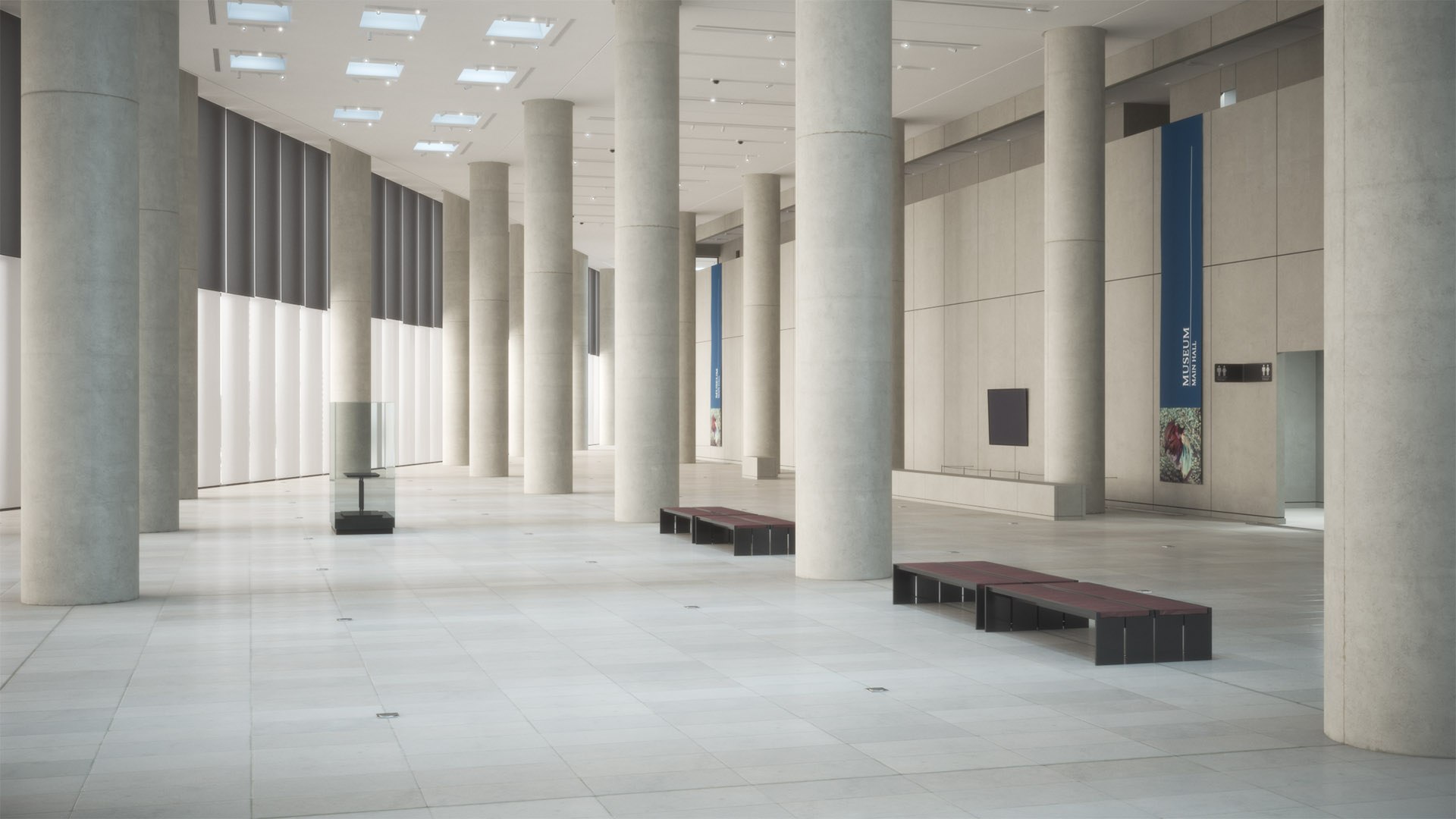 Modern Museum 3D Model - TurboSquid 2161922